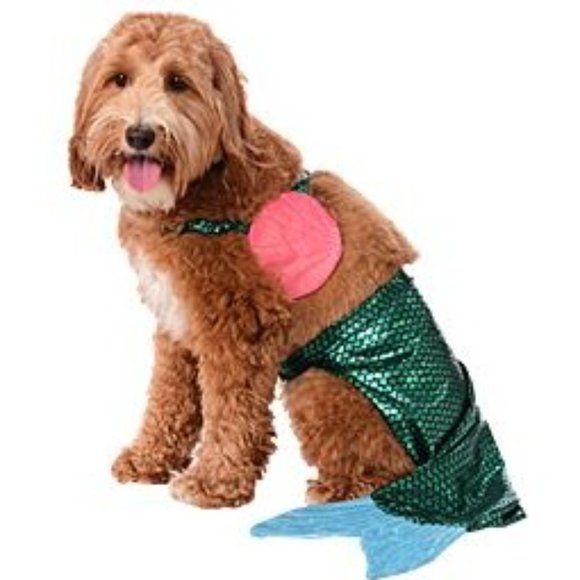 Rubie's | Dog | Rubies Pet Shop Mermaid Seashell Tail Puppy Dog ...